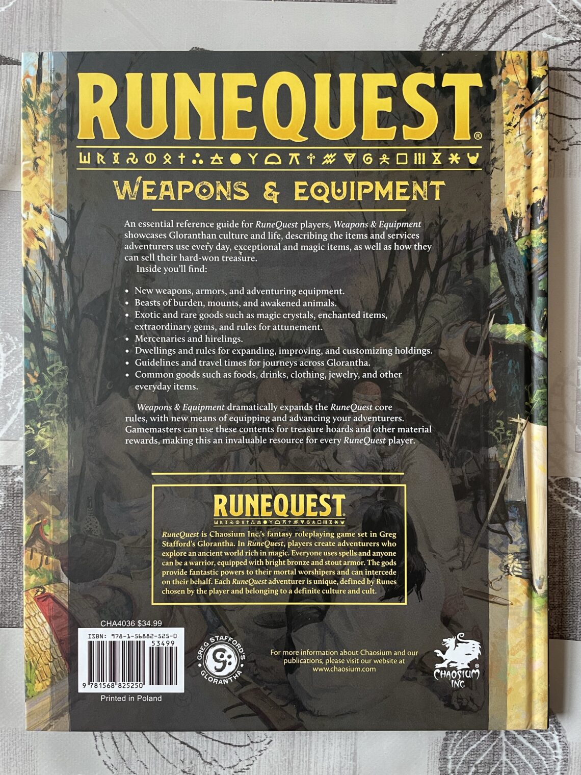 Review: RuneQuest Weapons & Equipment – The God Learners
